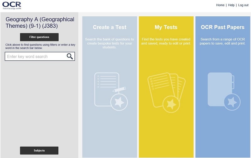 Geography-ExamBuilder
